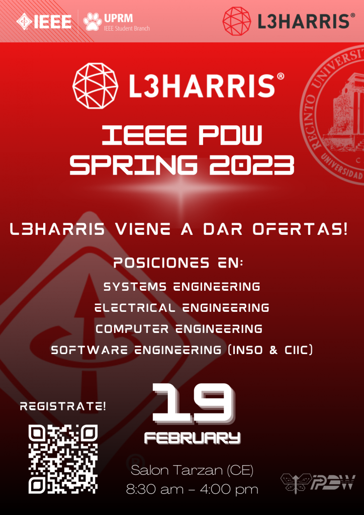 IEEE UPRM PDW Spring 2023! – Electrical and Computer Engineering Department